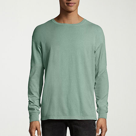 Click here for Hanes Unisex Garment Dyed Long Sleeve Cotton T-Shi... prices