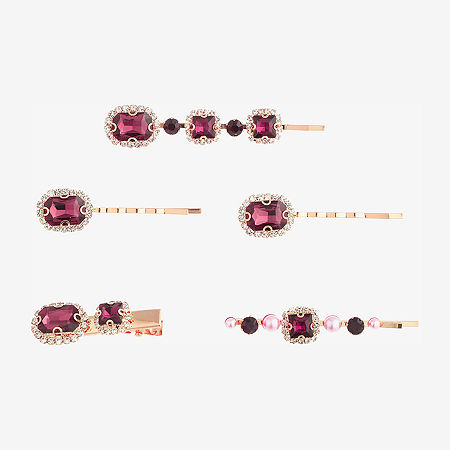 Click here for Bijoux Bar 5-pc. Red Bobby Pin  One Size  Multiple... prices