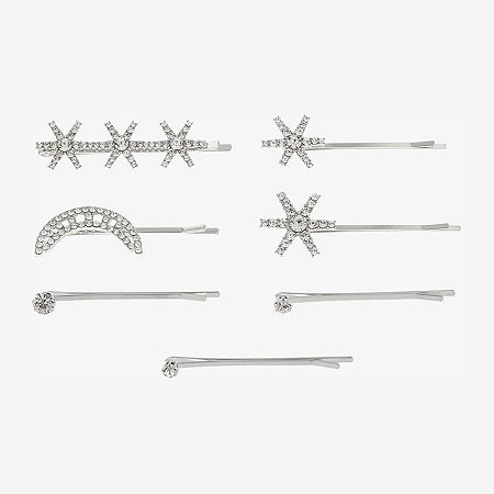 Click here for Bijoux Bar Star & Moon 7-pc. Bobby Pin  One Size... prices