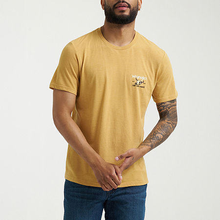 Click here for Wrangler Mens Crew Neck Short Sleeve Regular Fit G... prices