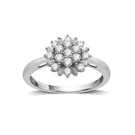 Click here for Diamond Blossom Womens 1/2 CT. T.W. Natural White... prices