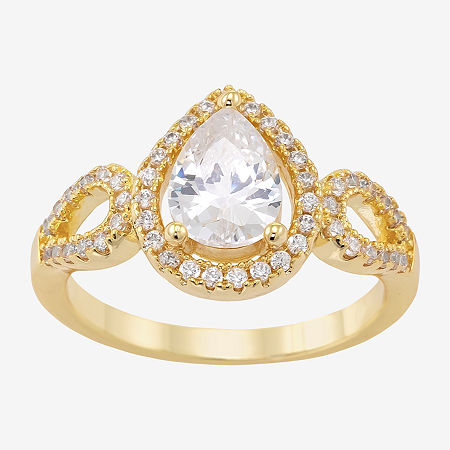 Click here for Sparkle Allure Womens Cubic Zirconia 14K Gold Over... prices