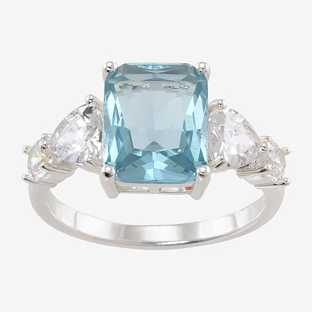 Click here for Sparkle Allure Side Stone Womens Blue Crystal Pure... prices