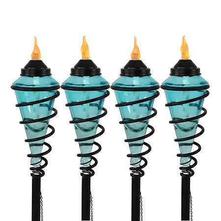 Click here for Net Health Shops 2-In-1 Patio Set Of 4 Blue Torch... prices