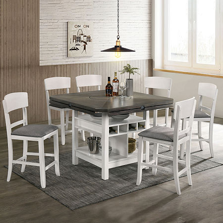 Click here for Priza 7-pc. Counter Height Round Dining Set  One S... prices