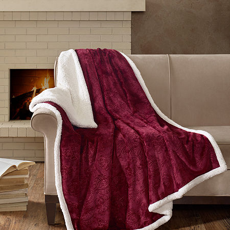 Click here for Madison Park Elma Embossed Plush Throw  60 x 70 -... prices