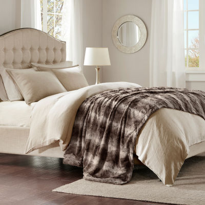 Madison Park Marcelle Oversize Faux-Fur Throw - JCPenney