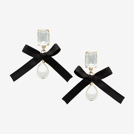 Click here for Bijoux Bar Gold Tone Womens Glass Simulated Pearl... prices