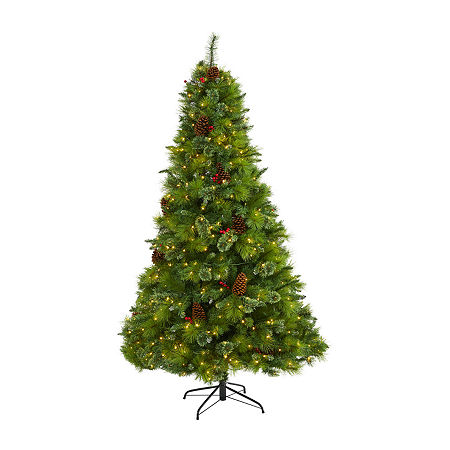 Click here for Nearly Natural Mixed 7 Foot Pre-Lit Pine Christmas... prices