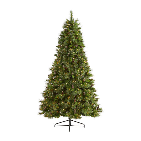 Click here for Nearly Natural Golden Tip 7 1/2 Foot Pre-Lit Pine... prices