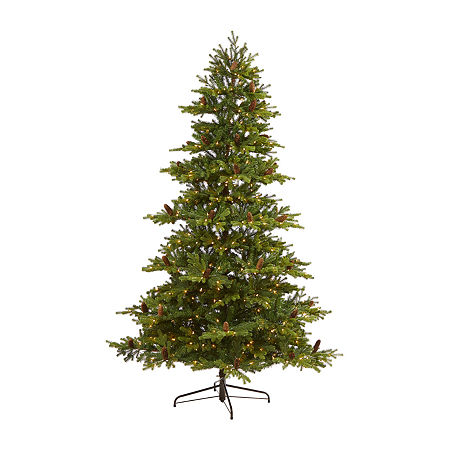Click here for Nearly Natural Yukon Mountain 7 1/2 Foot Pre-Lit F... prices