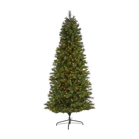 Click here for Nearly Natural Slim 7 1/2 Foot Pre-Lit Pine Christ... prices