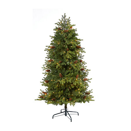 Click here for Nearly Natural Yukon Mountain 5 1/2 Foot Pre-Lit F... prices