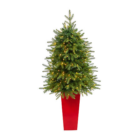 Click here for Nearly Natural Vancouver Fir 4 1/2 Foot Pre-Lit Po... prices