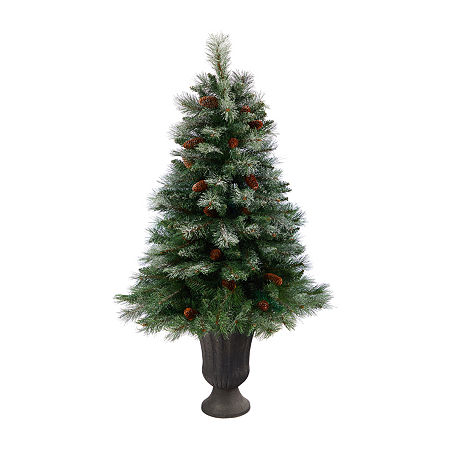 Click here for Nearly Natural Snowed French Alps 4 Foot Potted Pi... prices