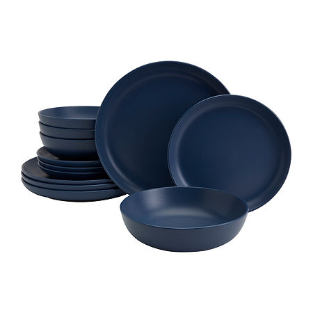 Click here for Fieldcrest Legacy Denim 12-pc. Stoneware Dinnerwar... prices