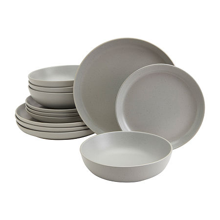Click here for Fieldcrest Legacy Smoke 12-pc. Dinnerware Set  One... prices