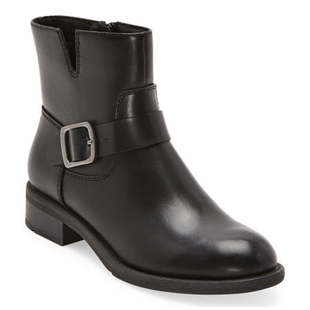 Click here for Frye and Co. Womens Cormac Moto Stacked Heel Cushi... prices