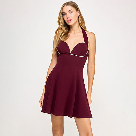 Click here for City Triangle Womens Juniors A-Line Dress  2  Red prices