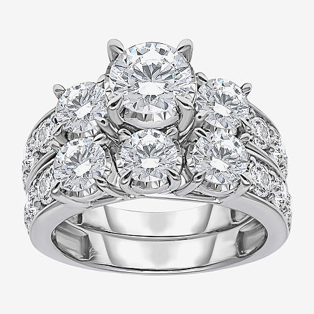 Click here for Womens 4 CT. T.W. Lab Grown White Diamond 10K Whit... prices