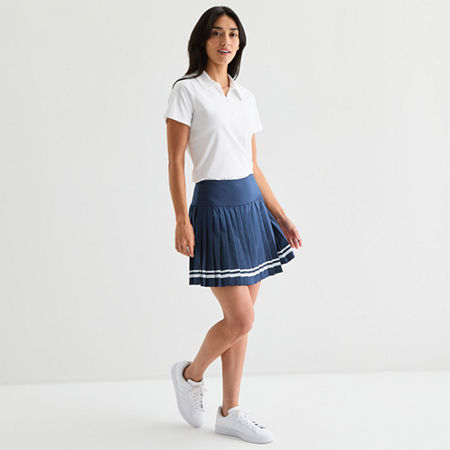 Click here for Xersion Womens Pleated Skort  Small  Blue prices