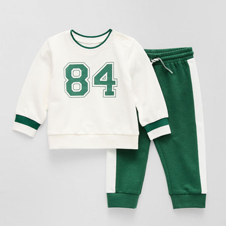 Click here for Okie Dokie Baby Boys 2-pc. Pant Set  12 Months  Gr... prices
