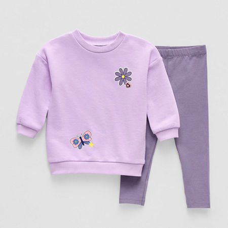 Click here for Okie Dokie Baby Girls 2-pc. Pant Set  6 Months  Pu... prices