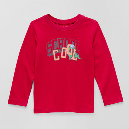 Click here for Okie Dokie Toddler Boys Crew Neck Long Sleeve Adap... prices