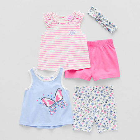 Click here for Little Lass Toddler Girls 5-pc. Short Set  4t  Blu... prices