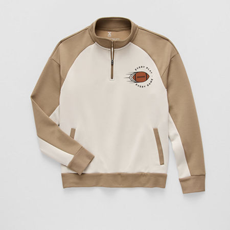 Click here for Xersion Double Knit Fleece Little & Big Kid Boys H... prices
