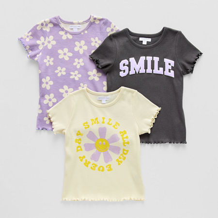 Click here for Grayson Little Toddler Girls Crew Neck Short Sleev... prices