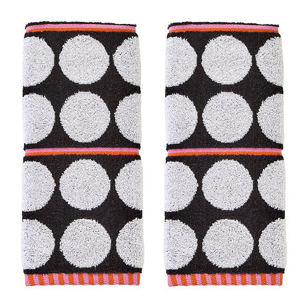 Click here for Saturday Knight Polka Dot Grande 2-pc. Hand Towel... prices
