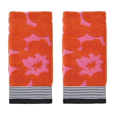 Click here for Saturday Knight Floral Grande 2-pc. Hand Towel  On... prices