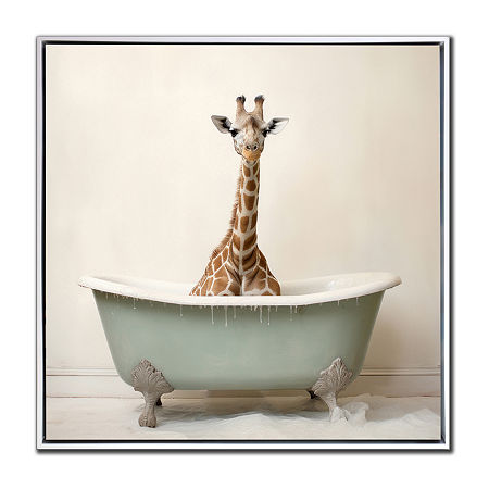 Click here for Streamline Art Bathroom Giraffe Joy Hand Embellish... prices