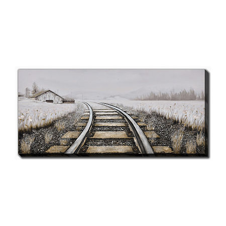 Click here for Streamline Art Country Tracks 3d Oil Painting Canv... prices