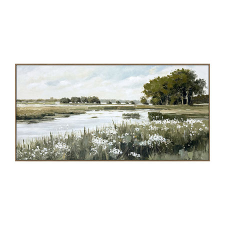 Click here for Streamline Art Meadow Reflection Hand Embellished... prices