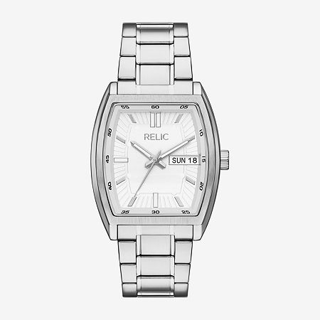 Click here for Relic By Fossil Mens Silver Tone Stainless Steel B... prices