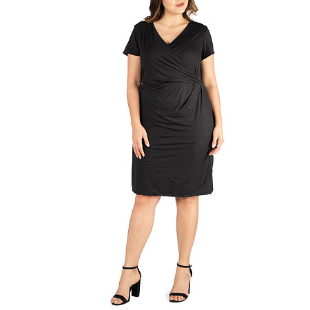 Click here for 24seven Comfort Apparel Womens Plus Short Sleeve W... prices
