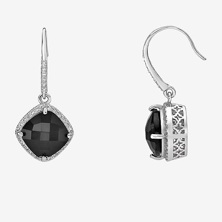 Click here for Womens Genuine Black Onyx Sterling Silver Cushion... prices