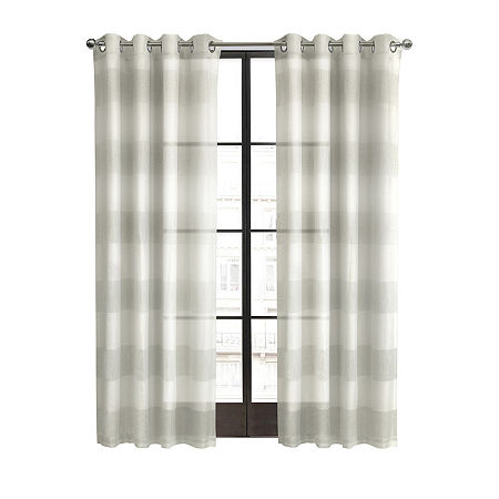 Click here for Paraiso Grommet Top Sheer Single Curtain Panel  On... prices