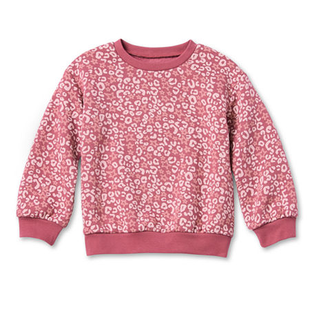Click here for Okie Dokie Girls Round Neck Fleece Long Sleeve Swe... prices