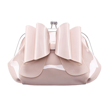 Click here for N By Nina Bow Kiss Lock Clutch  One Size  Beige prices