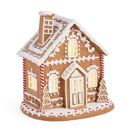 Click here for North Pole Trading Co. Large Gingerbread House Chr... prices