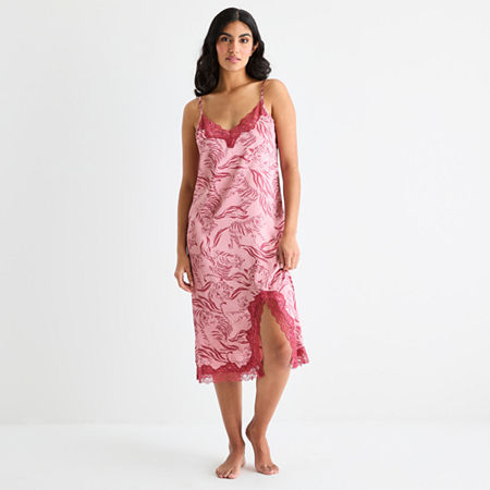 Click here for Ambrielle Womens Satin Sleeveless V Neck Chemise... prices