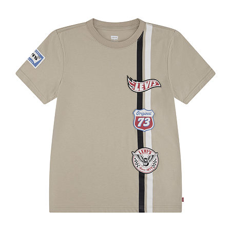 Click here for Levis Big Boys Start Your Engines T-Shirt - White... prices