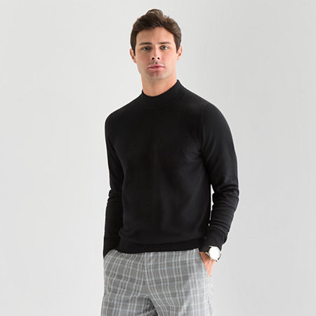 Click here for J. Ferrar Mens Mock Neck Long Sleeve Pullover Swea... prices