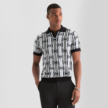 Click here for J. Ferrar Johnny Collar Mens Short Sleeve Pullover... prices