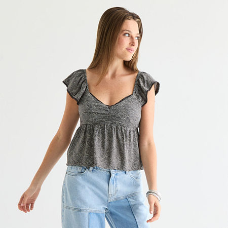 Click here for Arizona Womens Babydoll Top Juniors  Medium  Brown prices