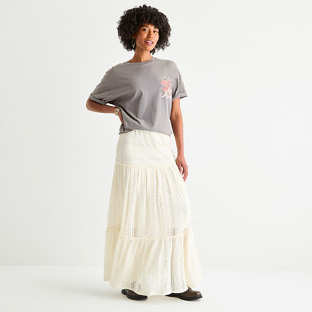 Click here for Arizona Womens Maxi Skirt Juniors  X-small  Beige prices
