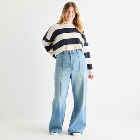 Click here for Arizona Juniors Plus Womens Highest Rise Wide Leg... prices
